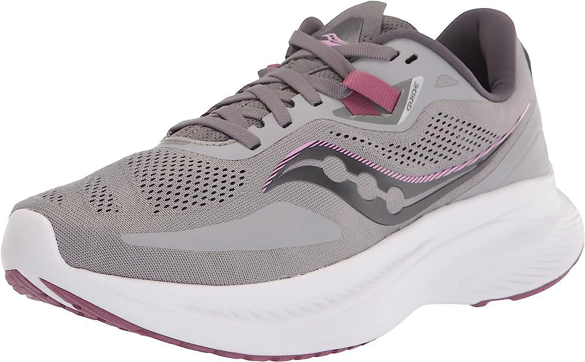Saucony Womens Guide 15 Athletic Soft Running Sneakers Shoes- Alloy ...