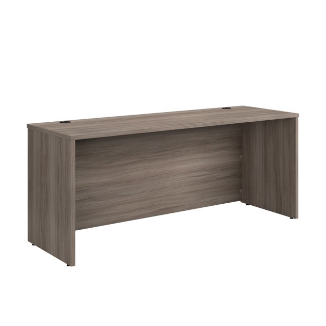 Sauder Affirm Engineered Wood 72" x 24" Desk Shell in Hudson Elm/Brown ...