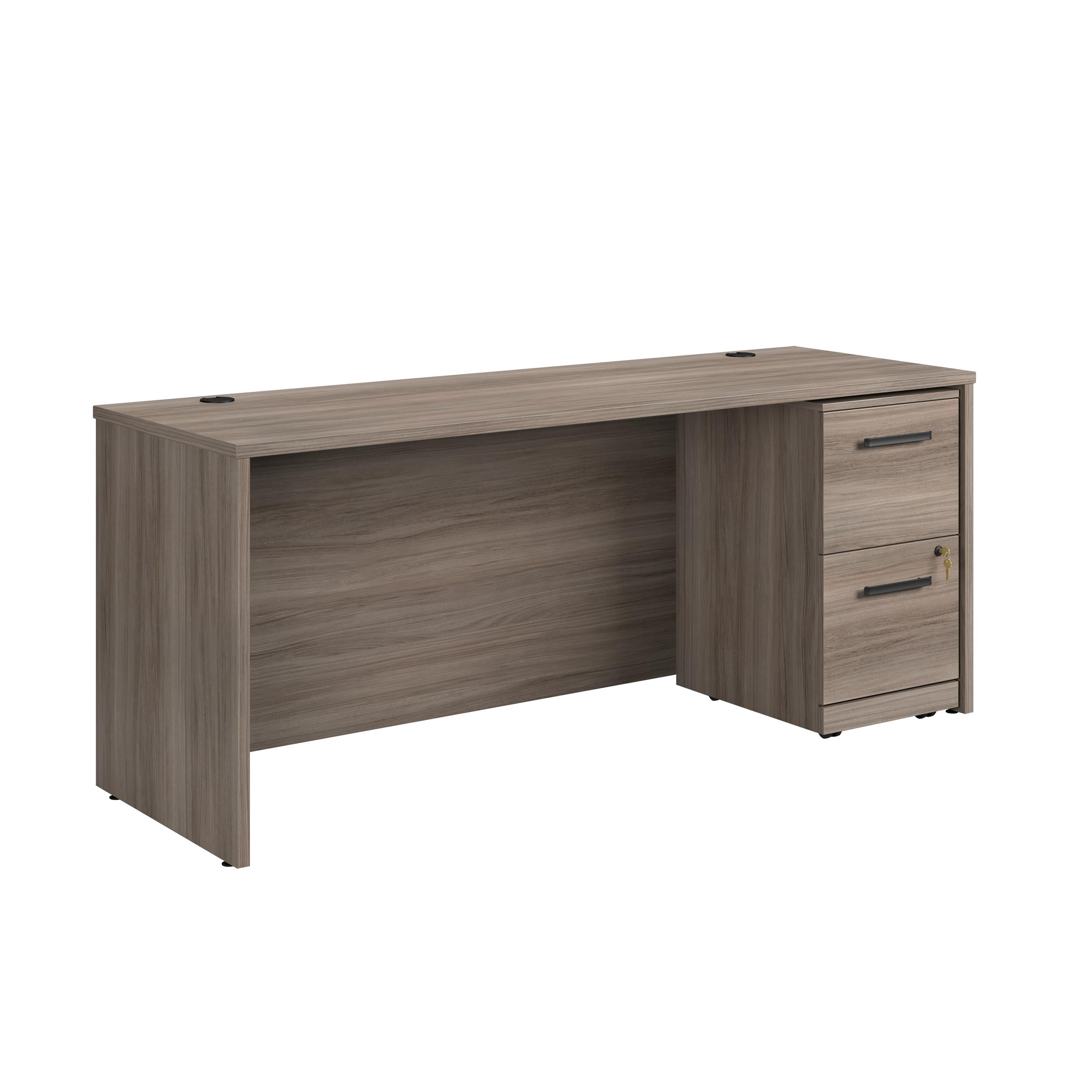 Sauder Affirm Engineered Wood 72 x 24 Desk and Mobile File in Hudson ...