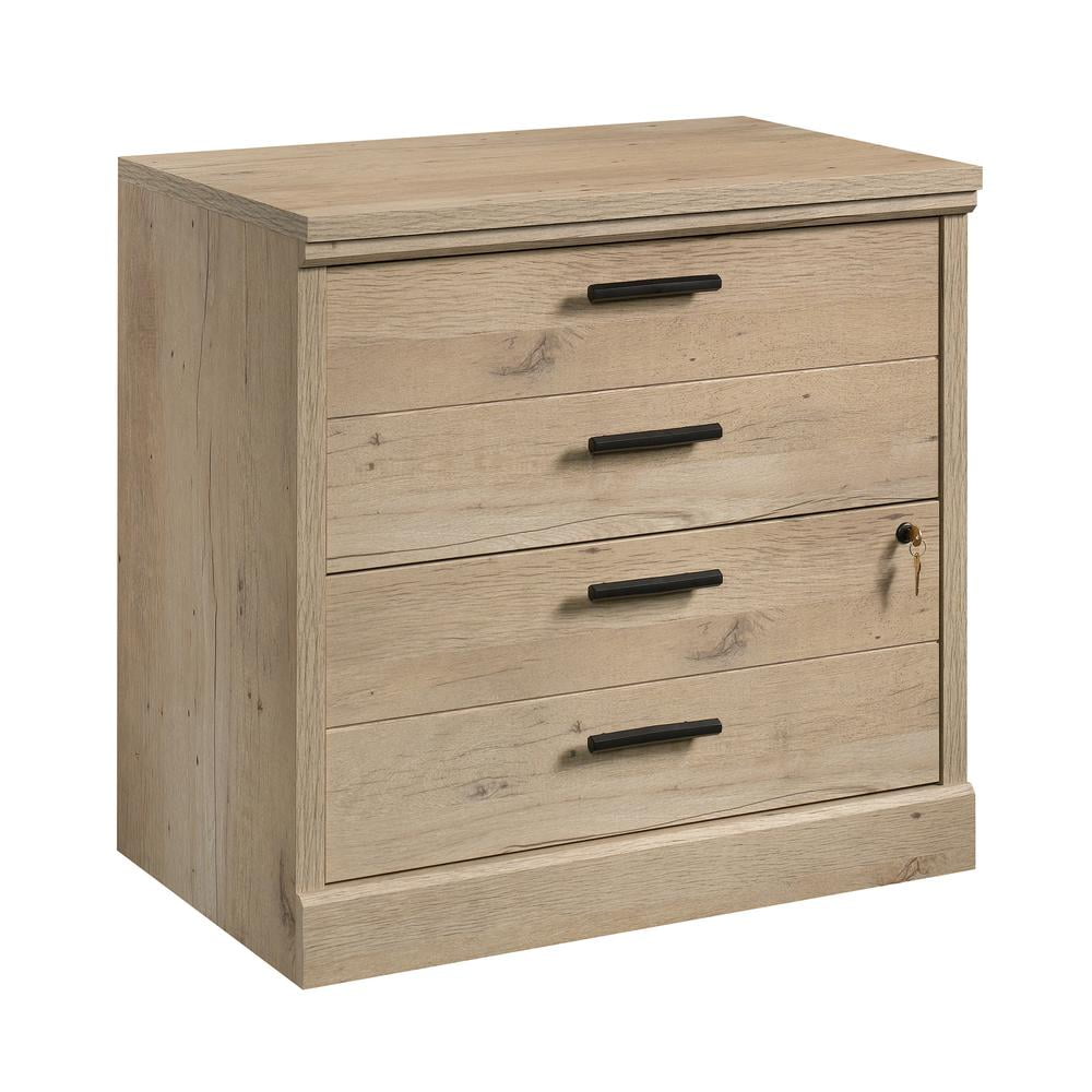 Sauder Aspen Post 2 Drawer Wooden Lateral File Cabinet with Lock in ...
