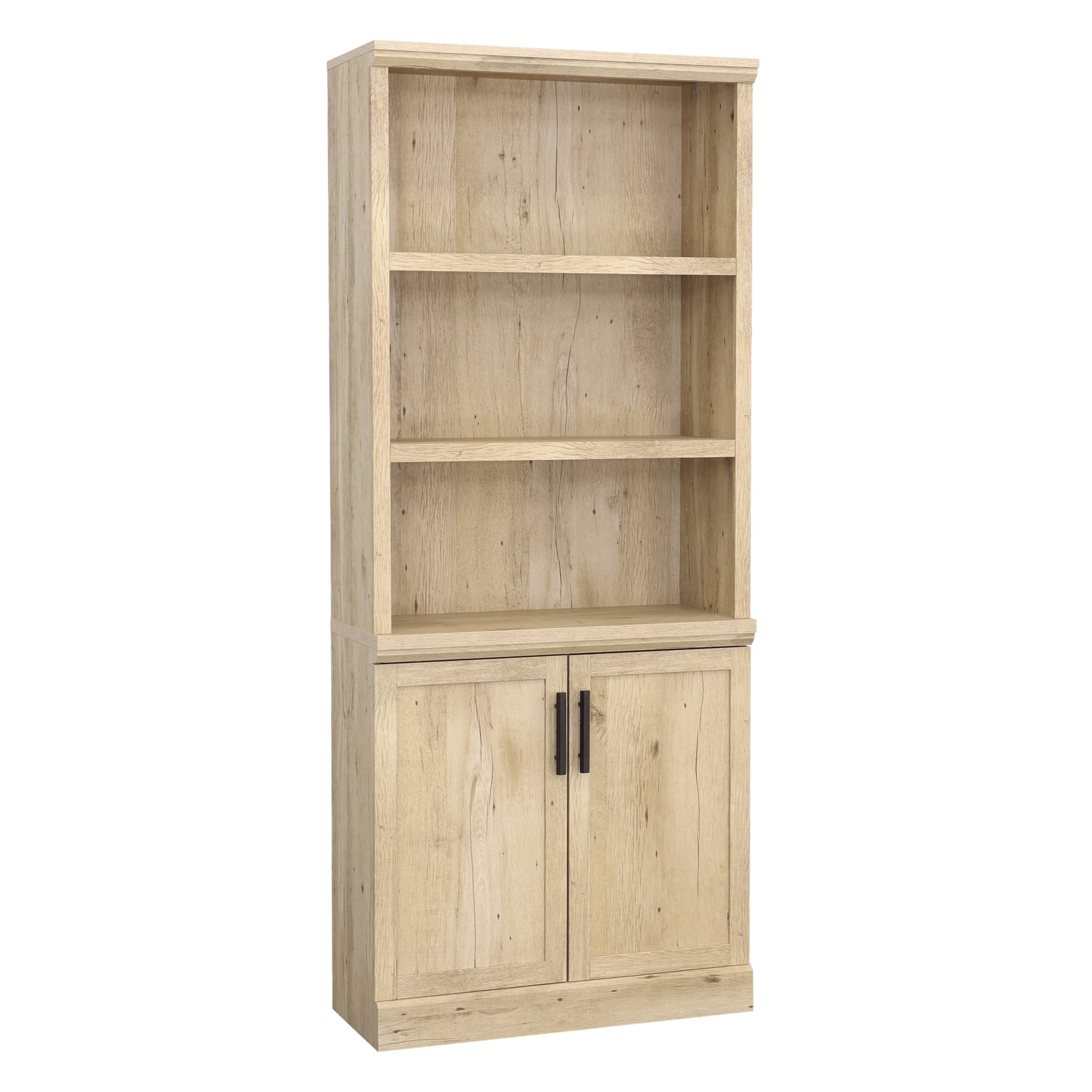 Sauder Aspen Post 5-Shelf Library Bookcase Bookcase, Prime Oak Finish ...
