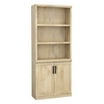 Erie Collection by Sauder Library Bookcase W/ Doors, Timber Oak Finish ...