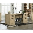 Sauder Aspen Post Engineered Wood Executive Desk in Prime Oak - Walmart.com