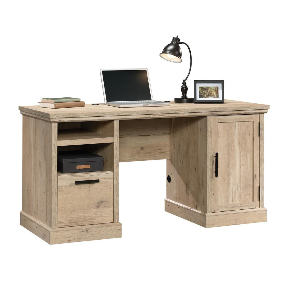 Sauder Aspen Post Engineered Wood Computer Desk in Prime Oak - Walmart.com