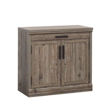 Pemberly Row Modern Engineered Wood Library Base in Prime Oak - Walmart.com