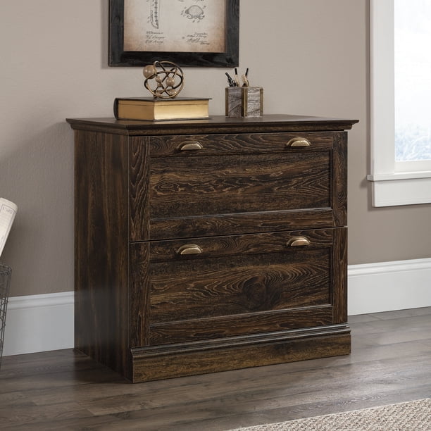 Sauder Barrister Lane Engineered Wood and Metal Lateral File Cabinet in ...
