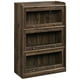 Sauder Barrister Lane 3-Shelf Bookcase, Iron Oak Finish - Walmart.com