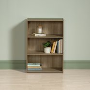 Mainstays 3-Shelf Bookcase with Adjustable Shelves, True Black Oak ...