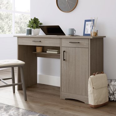 Free Shipping! Sauder Beginnings Corner Desk with Shelves, Silver ...