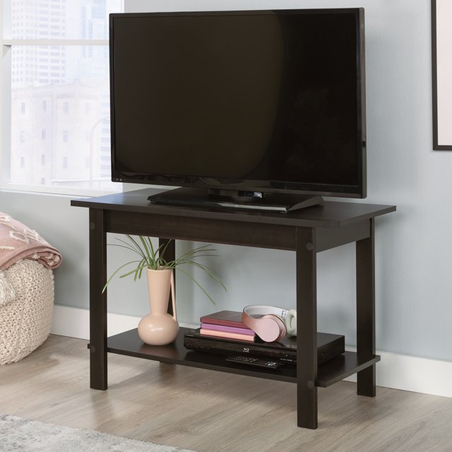 Sauder Beginnings TV Stand for TVs up to 37", Cinnamon Cherry Finish ...