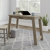 Sauder Beginnings Writing Desk with Drawer, Silver Sycamore Finish ...