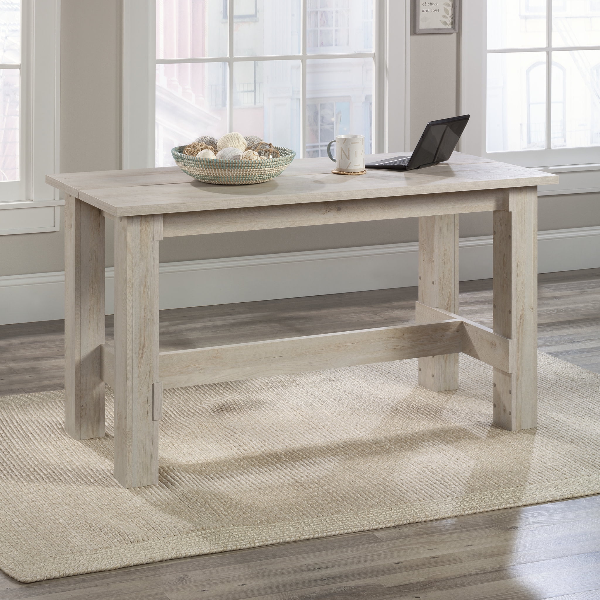 Sauder Boone Mountain Dining Table, Chalked Chestnut Finish - Walmart.com