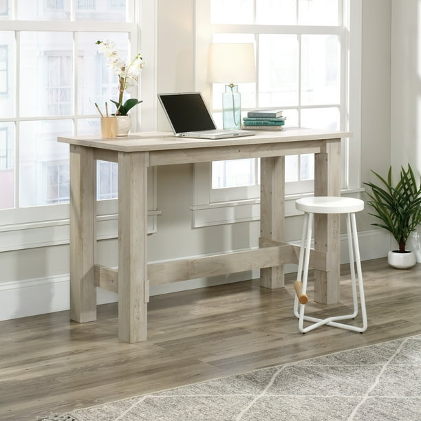 Sauder Boone Mountain Narrow Counter Height Multipurpose Dining Table ...