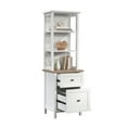 Sauder Cottage Road Engineered Wood Storage Tower in White Finish ...