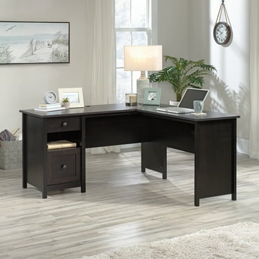 Sauder Edge Water Executive Home Office Computer Desk, Estate Black ...