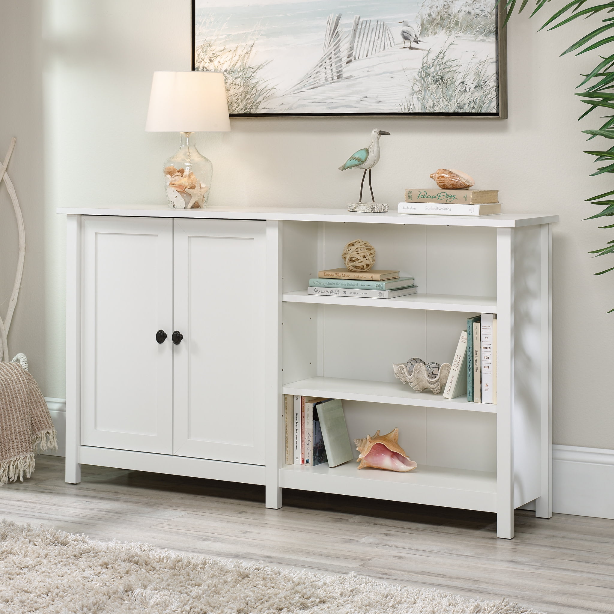 Sauder County Line Storage Console TV Stand for TV's up to 43", Soft ...
