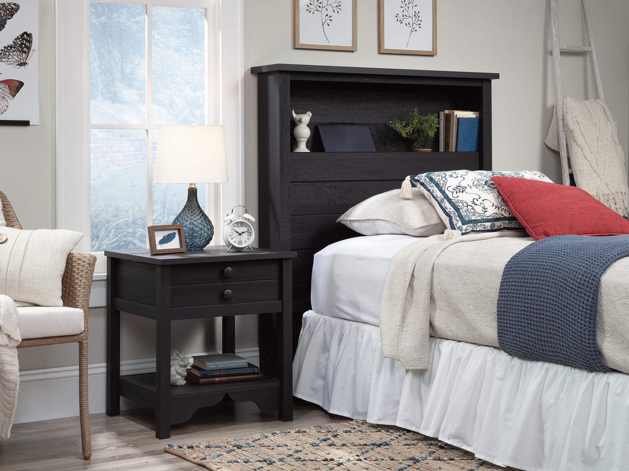 Sauder Dawson Trail Twin Size Headboard, Raven Oak Finish - Walmart.com