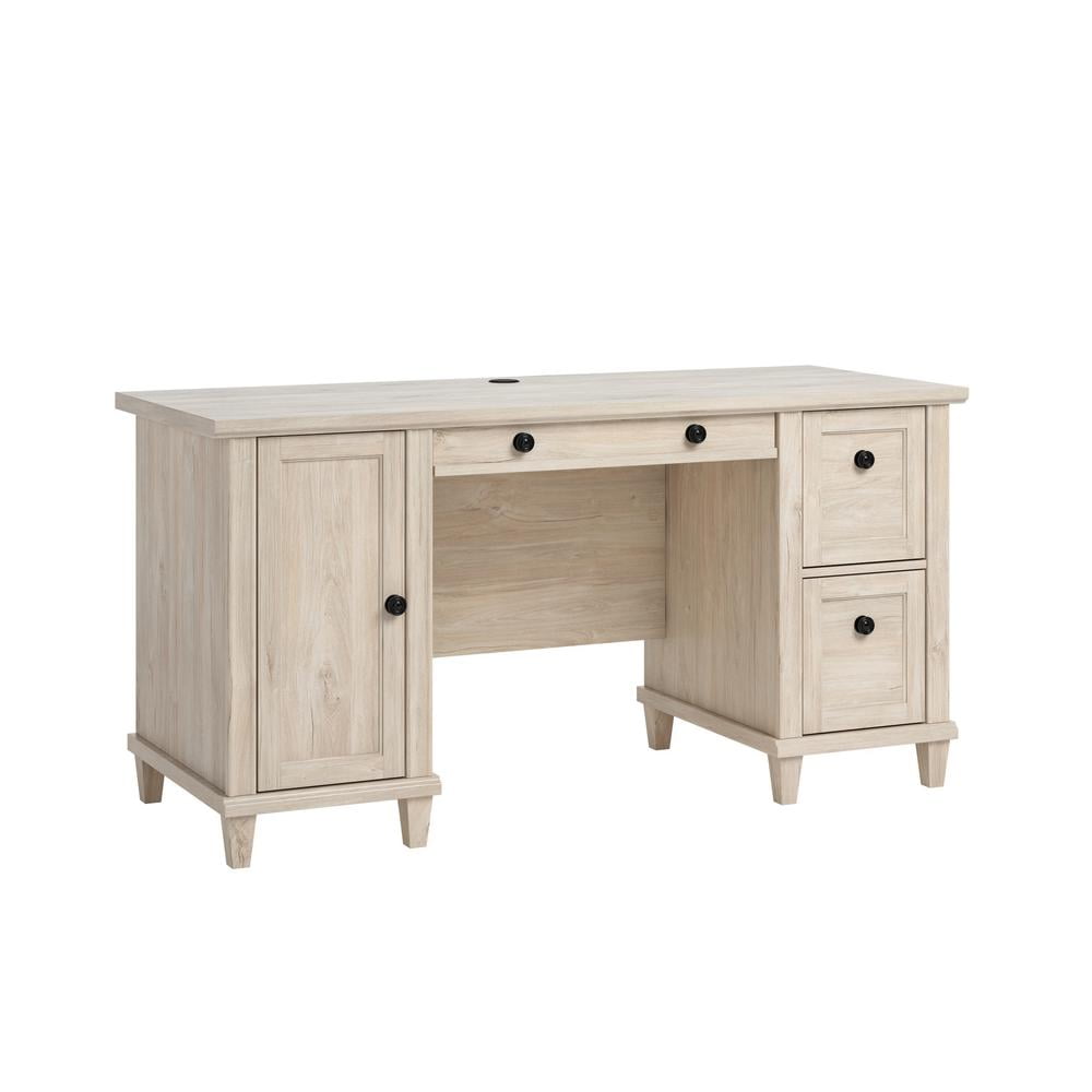 Sauder Hammond Collection Engineered Wood Computer Desk in Chalk Oak ...