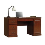 Sauder, Heritage Hill 60"W Desk Computer Credenza, Classic Cherry ...