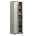 Sauder HomePlus 2-Door Storage Cabinet, Chalked Chestnut Finish ...