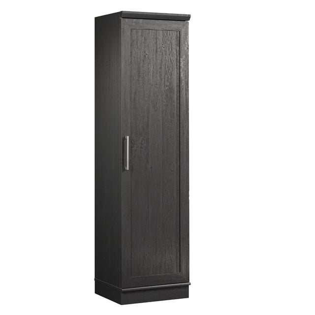 Sauder Homeplus Engineered Wood Single Door Pantry in Raven Oak Finish ...
