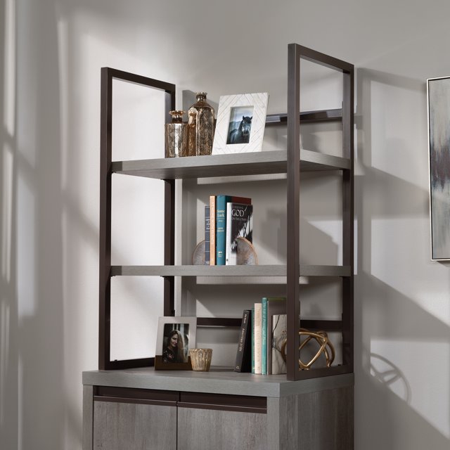 Sauder Manhattan Gate Engineered Wood Utility Hutch in Mystic Oak ...