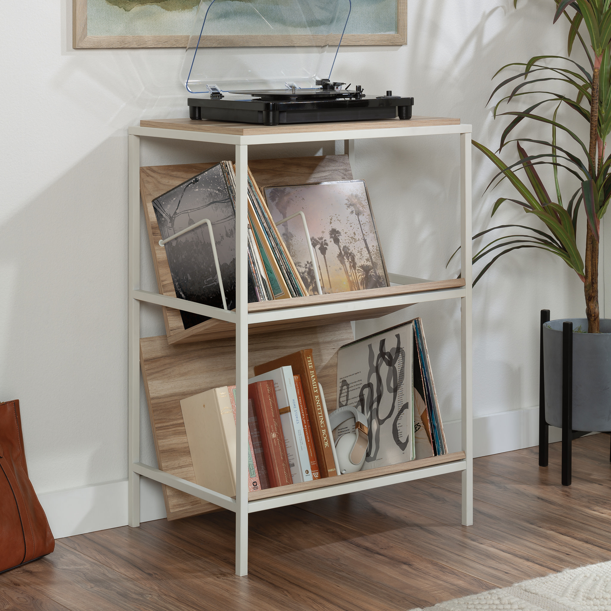 Sauder Nova Loft Accent Storage Cabinet in Kiln Acacia, Kiln Acacia ...