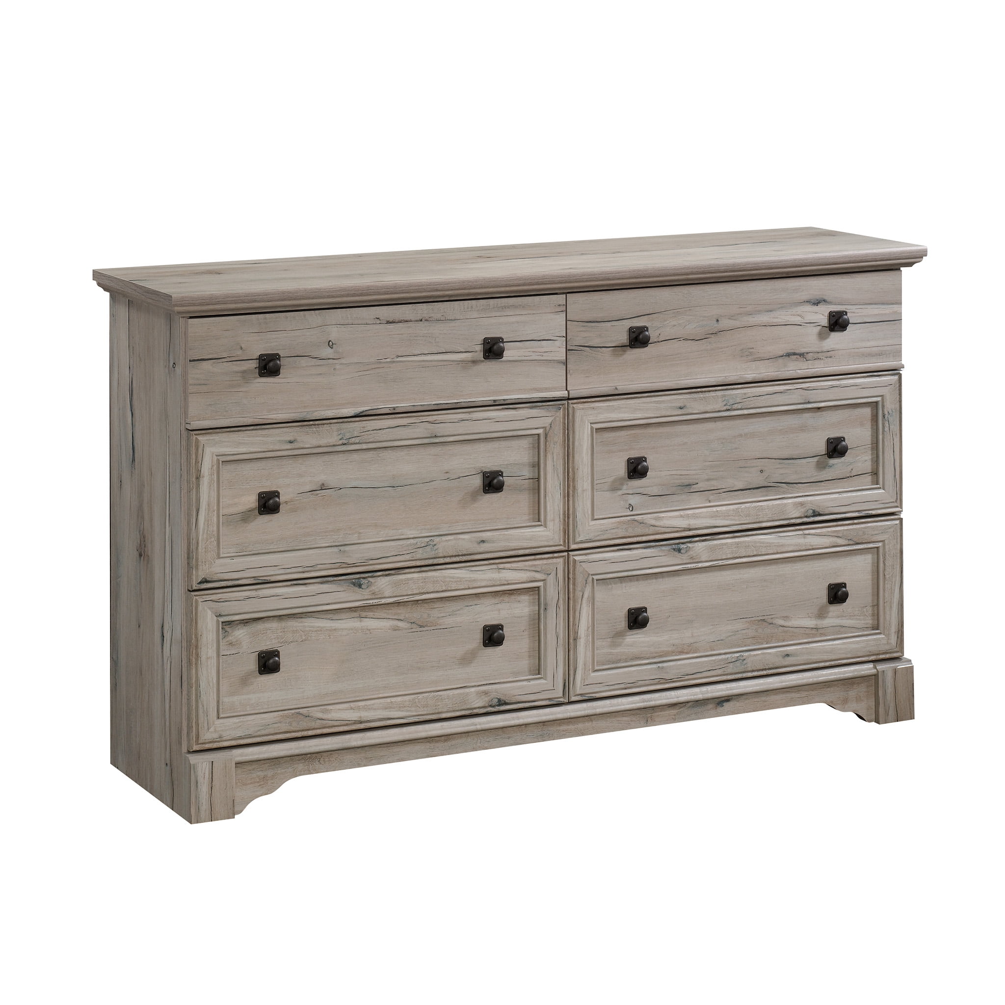 Sauder Palladia 6 Drawer Dresser, Split Oak Finish - Walmart.com