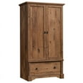 Sauder Palladia Armoire, Vintage Oak Finish - Walmart.com