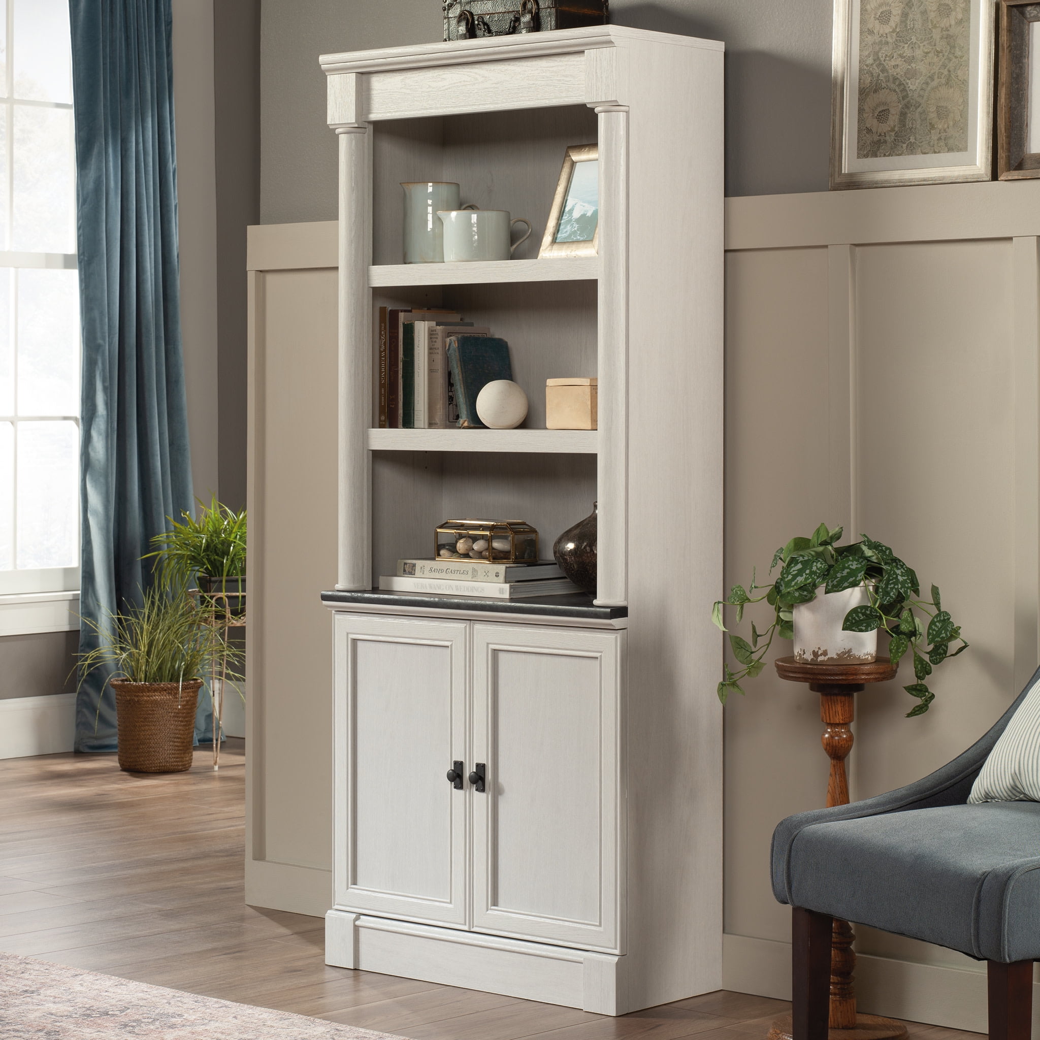 Sauder Palladia Bookcase, Glacier Oak Finish - Walmart.com