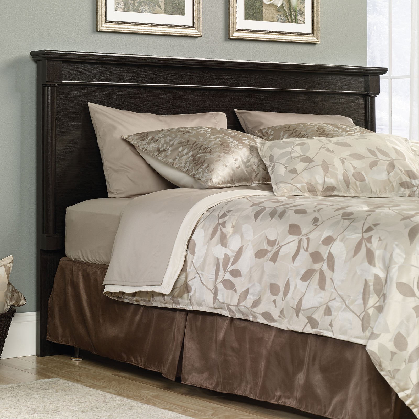 Sauder Palladia Queen Headboard in Wind Oak - Walmart.com