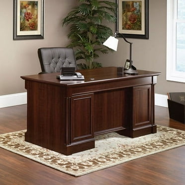 Sauder Palladia Executive Desk, Split Oak Finish - Walmart.com