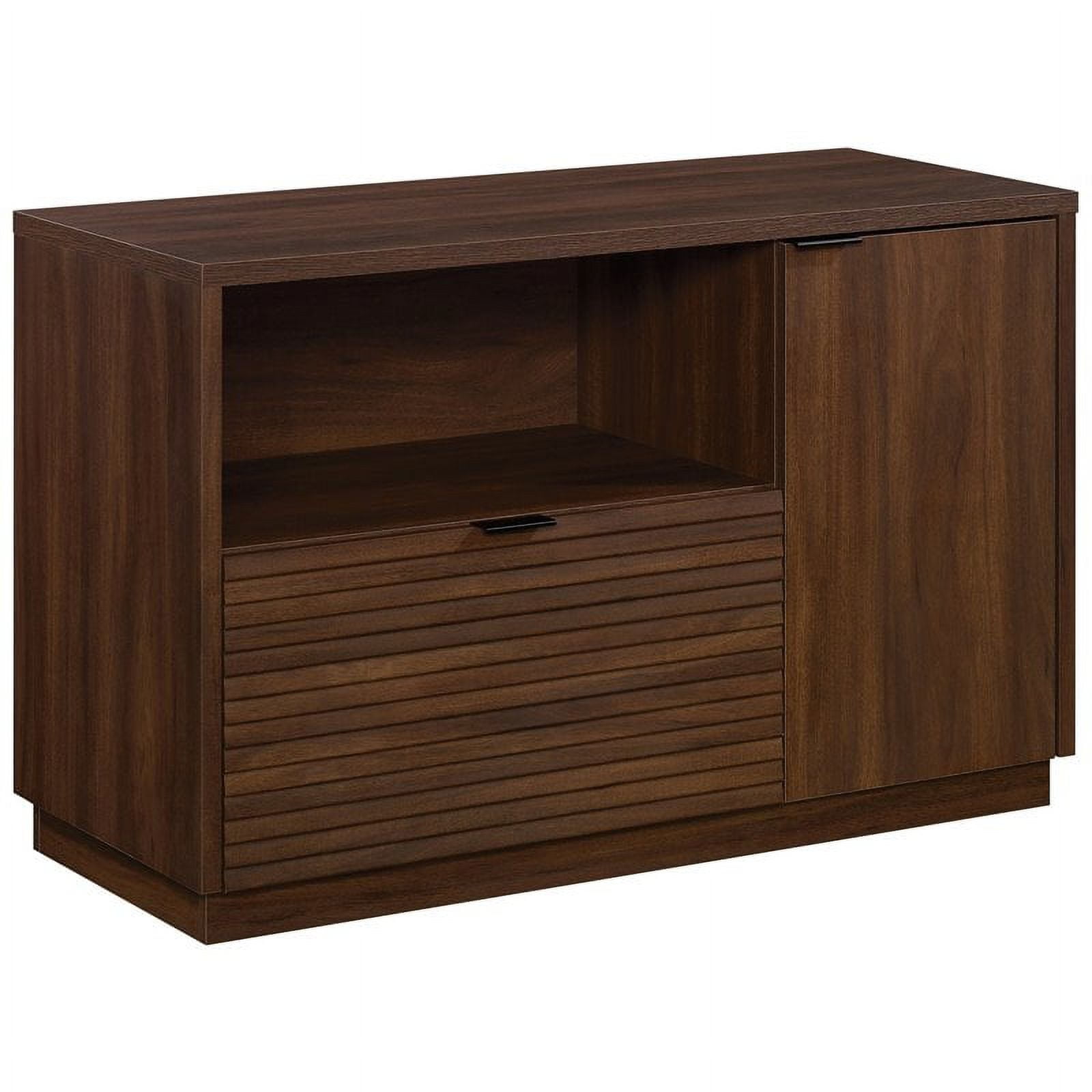 Sauder Palo Alto Engineered Wood Filing Cabinet Credenza in Spiced ...
