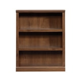 Sauder, Bookcase, Three-Shelf, 35.27w x 13.3d x 43.78h, Oiled Brown ...