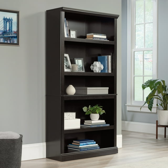 Sauder Select Furniture - 5-Shelf Bookcase with Adjustable Shelves ...