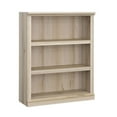 Sauder Select Engineered Wood 3-Shelf Bookcase in Pacific Maple Finish ...