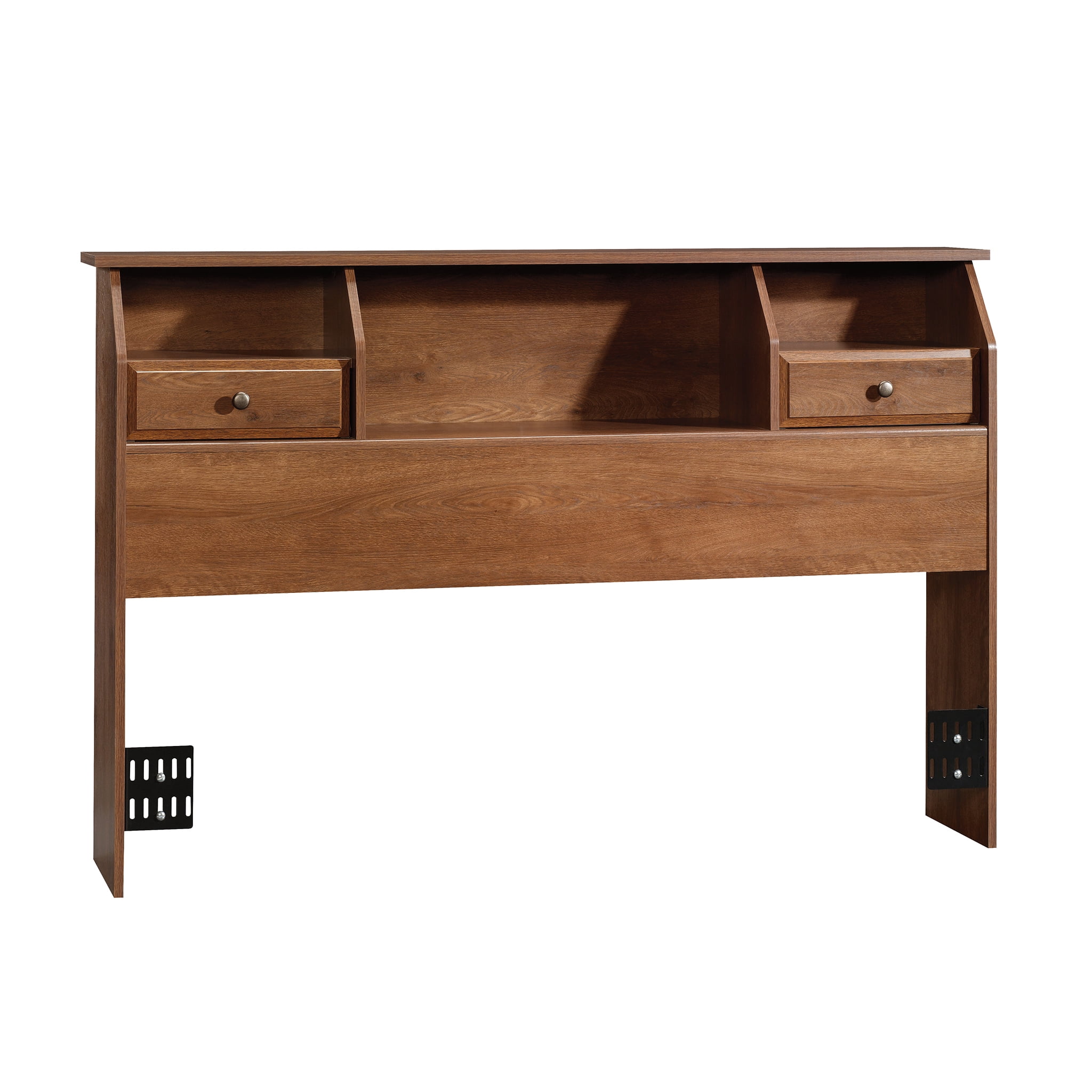 Sauder Shoal Creek Full/Queen Bookcase Headboard, Oiled Oak Finish ...