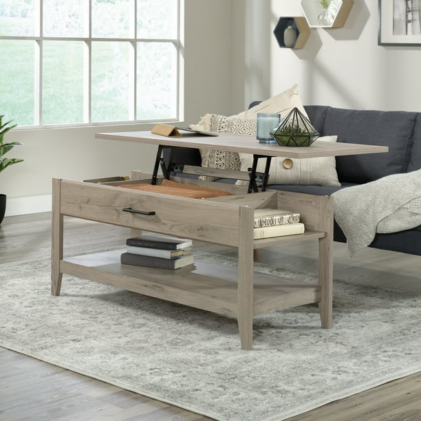 Sauder Summit Station Laurel Oak Lift-Top Coffee Table, Laurel Oak ...