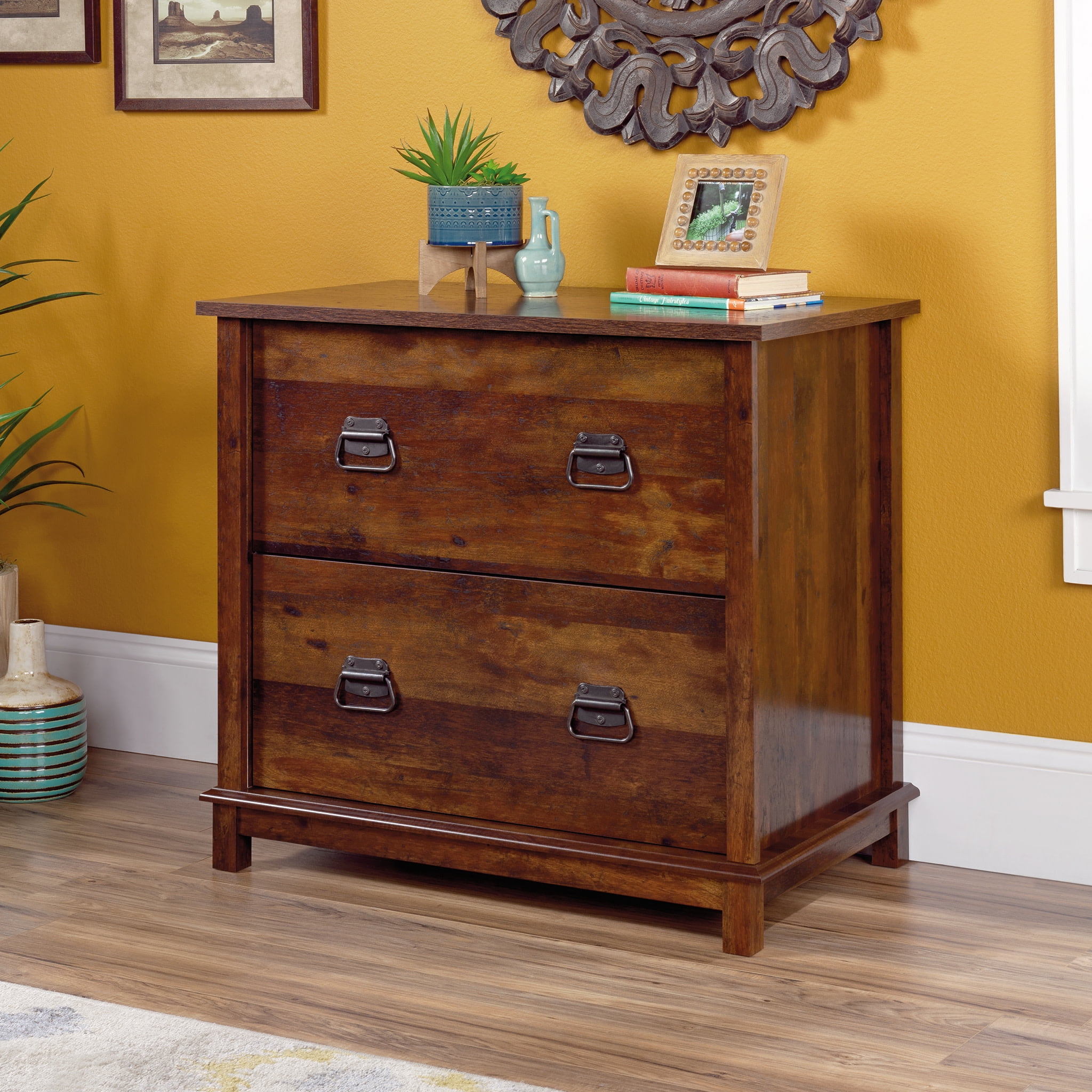 Sauder Viabella 2 Drawer Lateral File Cabinet in Curado Cherry, Curado ...