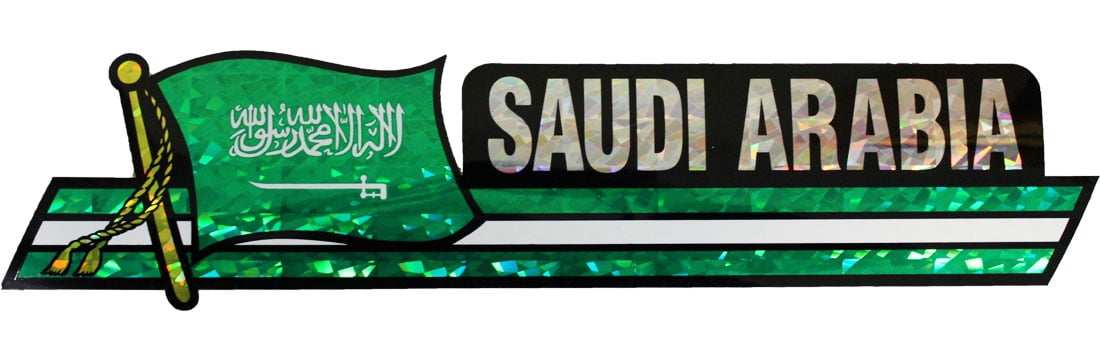 Saudi Arabia Bumper Sticker - Walmart.com