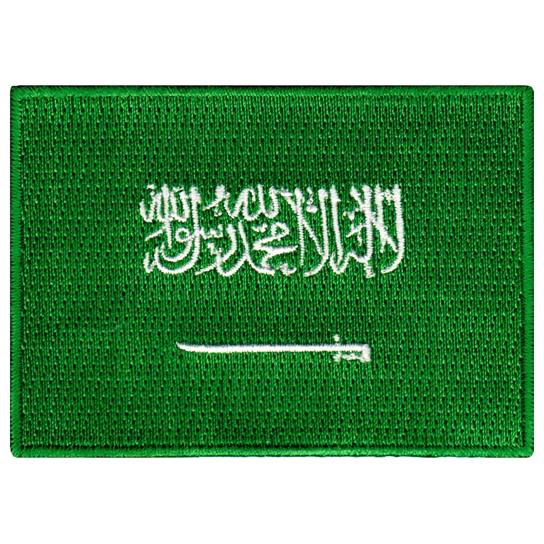 Saudi Arabia Flag Embroidered Iron-on Patch - Walmart.com