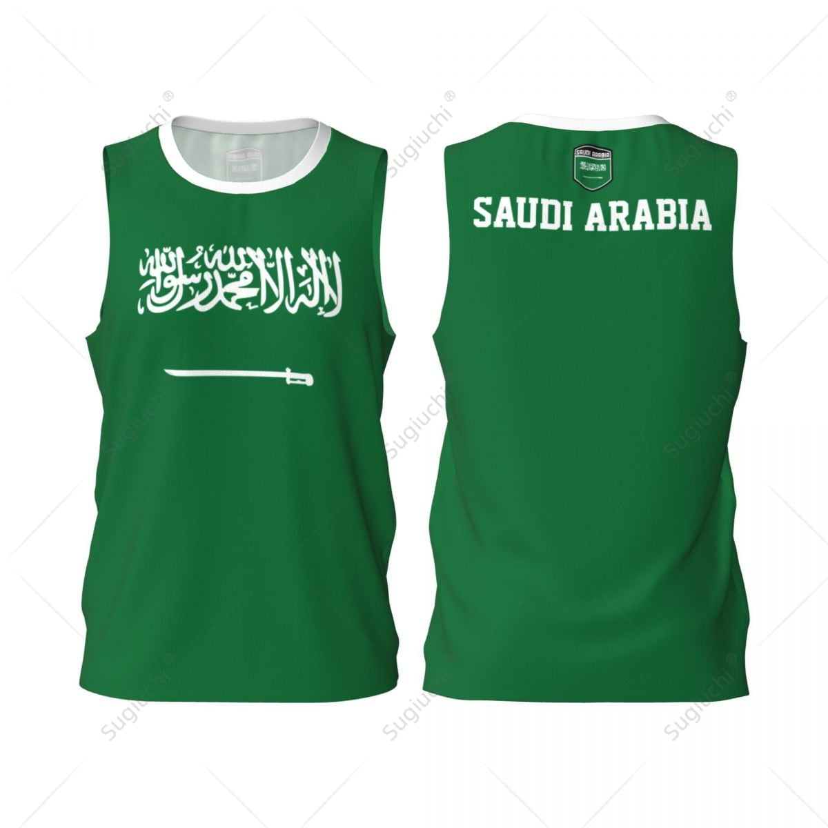 Saudi Arabia Flag Men Basketball Sports Jersey Running Fitness ...