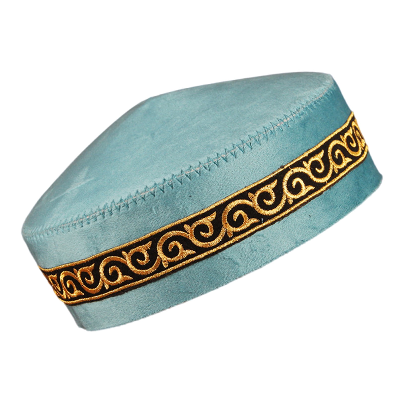 Saudi Headwear Muslims Men Skull Caps Classical Round Design Ceremonial ...