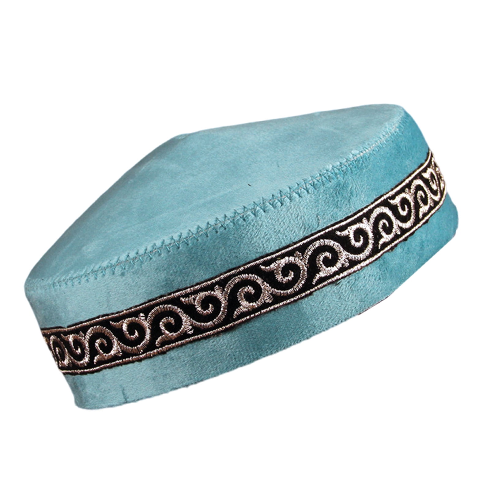 Saudi Headwear Muslims Men Skull Caps Classical Round Design Ceremonial ...