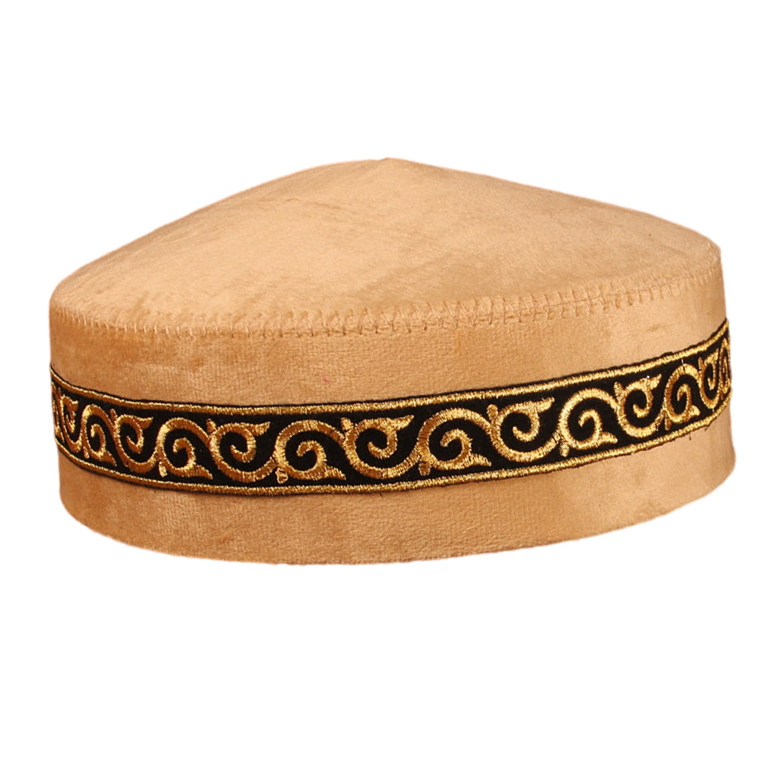 Saudi Headwear Muslims Men Skull Caps Classical Round Design Ceremonial ...