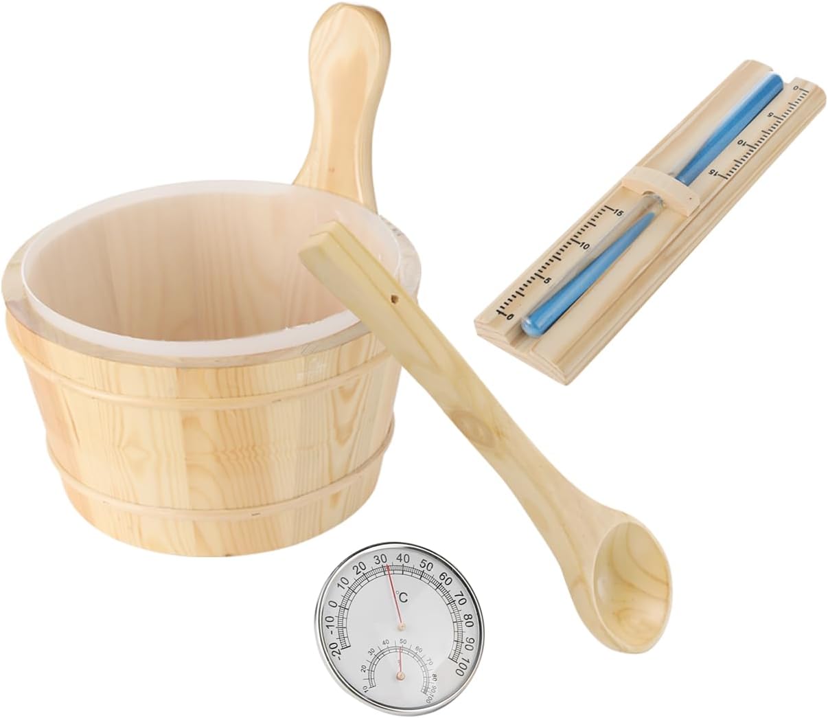 Sauna Bath Kits, Sauna Bucket, Ladle, Hourglasses and thermohydrometers ...