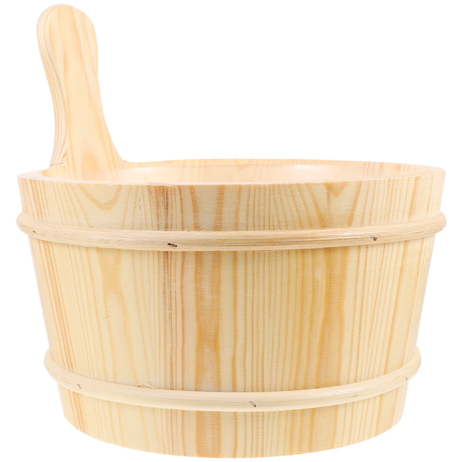 Sauna Room Bucket Natural Wood Sauna Bath Accessory Sauna Bucket ...