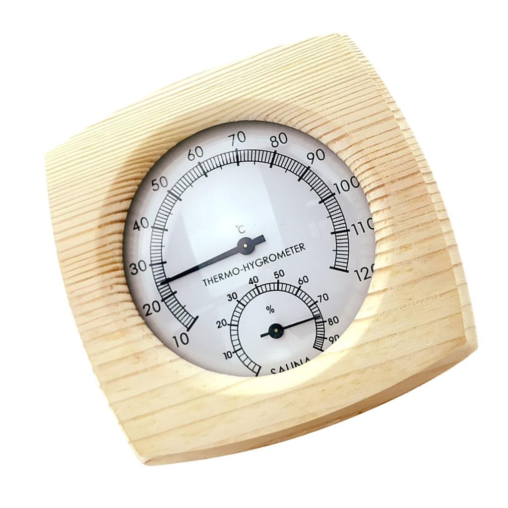 Sauna Room Portable Wall Mount Hygrometer Precise Temperature and ...