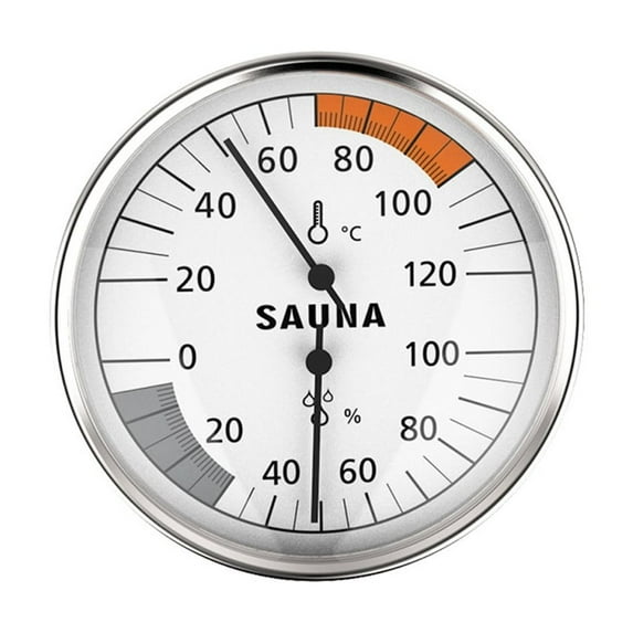 Sauna Room Thermometers Hygrometer with Easy Wall Mount 2 in 1 ...