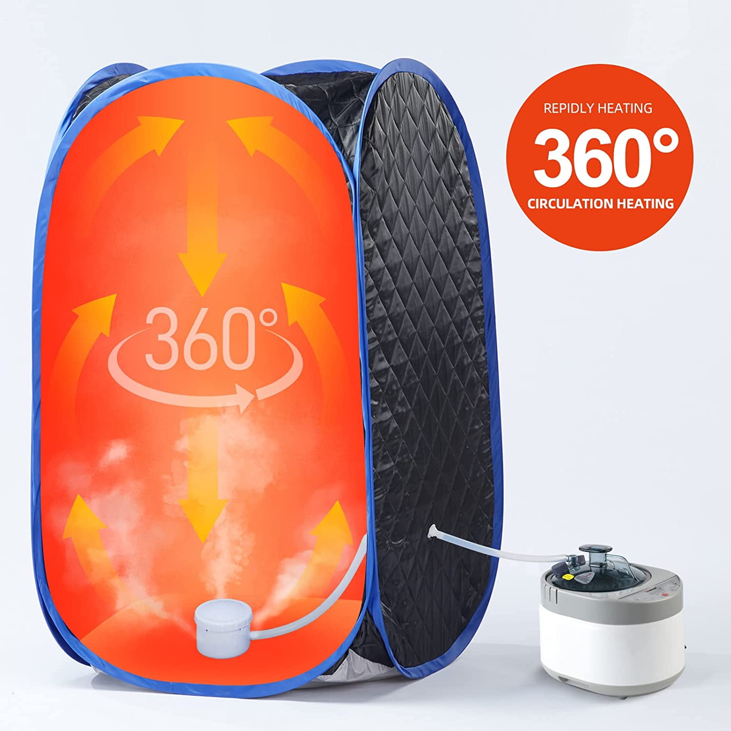 Sauna Steamer, Portable 4L Upgrated Steam Pot Generator with Remote ...